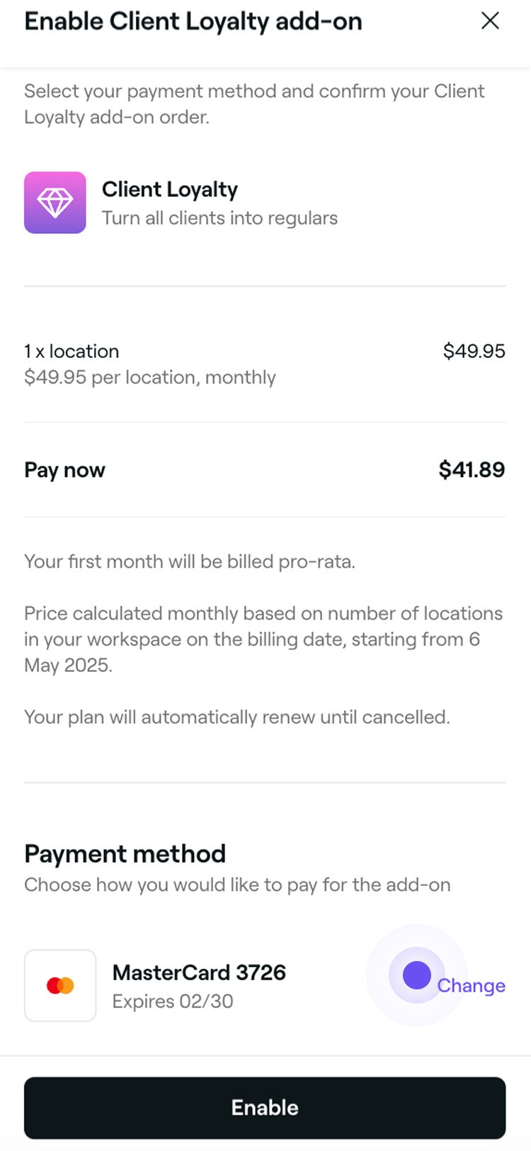 Enable Client Loyalty