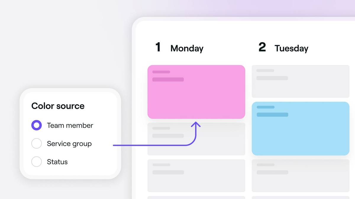 Organize appointments by color in your calendar